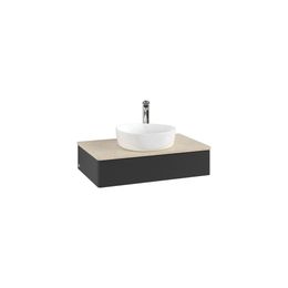 Villeroy & Boch V&B Waschtischunterschrank mit Frontstruktur -Beleuchtung Antao 80x19x50cm, HL, WBP botti., bla m Lac ; Villeroy & Boch (L08153PD)