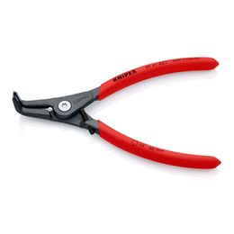 Knipex 49 41 A21 Pr&auml;zisions-Sicherungsringzange f&uuml;r Au&szlig;enringe auf Wellen mit rutschhemmendem Kunststoff &uuml;berzogen grau atramentiert 165 mm)