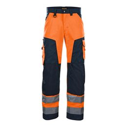 BLAKL&Auml;DER Blakl&auml;der Warnschutz-Bundhose, orange / marineblau, Konfektionsgr&ouml;&szlig;e 56 (156618115389C56)