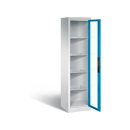 C+P Werkzeugschrank Acurado, H1950xB502xT500mm, Front Lichtblau, Korpus Lichtgrau (8901-055) ; C + P M&ouml;belsysteme (8901-055|S10045)