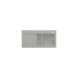 Villeroy & Boch V&B Fl&auml;chenb&uuml;ndige Sp&uuml;le Subway 60 Flat re, m Abl.garn, Exzenter, fossil ; Villeroy & Boch (67122FKD)