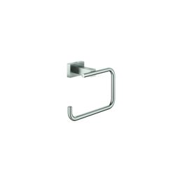 Grohe WC-Papierhalter Essentials Cube o. D., verdeckte Befestigung, supersteel (40507DC1)