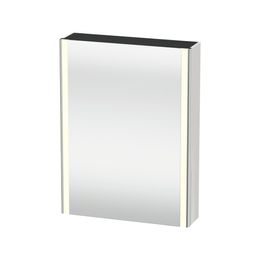 Duravit Universal-Spiegelschrank XSquare 60x15,5x80cm, 1 T&uuml;r, LED, An re, we. hgl (XS7111R85850000)