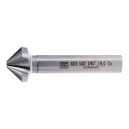 Pferd TOOLS HSSE Co5 Kegel-und Entgratsenker 90&deg; &Oslash; 19 mm Schaft-&Oslash; 10 mm DIN 335 C mit Ungleichteilung (25202185)