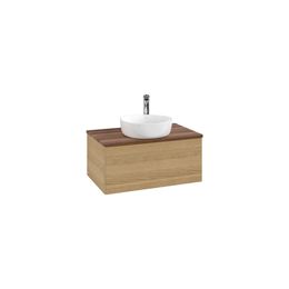Villeroy & Boch V&B Waschtischunterschrank ohne Frontstruktur Antao 80x36x50cm, HL, WBP w. wal, hon. Oa ; Villeroy & Boch (K30052HN)