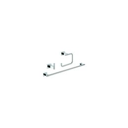 Grohe Bad-Set Essentials Cube 3 in 1, verdeckte Befestigung, chrom (40777001)