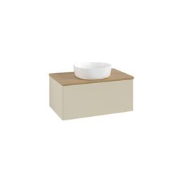 Villeroy & Boch V&B Waschtischunterschrank ohne Frontstruktur Antao 80x36x50cm, WBP hon. Oa, si Gr m Lac ; Villeroy & Boch (K30011HJ)
