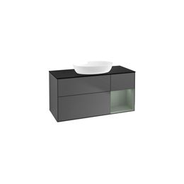 Villeroy & Boch V&B Waschtischunterschrank Finion 120cm, Pl b m, Rg Oli. m Lac, Anthrac. m ; Villeroy & Boch (FA72GMGK)