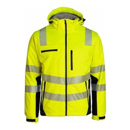 Winter-Warnschutzsoftshelljacke Gr.L gelb-schwarz Asatex (PTW-SP/L/78)