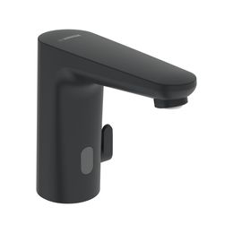 Hansa Infrarot-Waschtisch-Armatur HansaELECTRA Saf. S. anti. prot, ma-sw, Batt, A 123mm (9110221933)