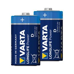 Varta Alkali-Mangan Batterien, Internationale Baugr&ouml;&szlig;e: LR20 (04920110412)