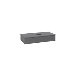 Villeroy & Boch V&B Waschtischunterschrank ohne Frontstruktur, mit Beleuchtung Antao 100x19x50cm, WBP Lac, Anthrac. m Lac ; Villeroy & Boch (L09010GK)