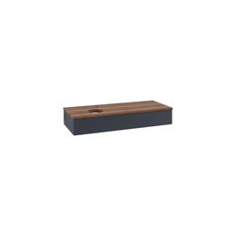 Villeroy & Boch V&B Waschtischunterschrank mit Frontstruktur, mit Beleuchtung Antao 120x19x50cm, HL, WBP w wal, md bl. m Lac ; Villeroy & Boch (L11152HG)