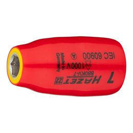 Hazet Steckschl&uuml;ssel-Einsatz Sechskant 880KV-7 Vierkant hohl 10 mm (3/8 Zoll) Au&szlig;en-Sechskant-Tractionsprofil 7 mm)