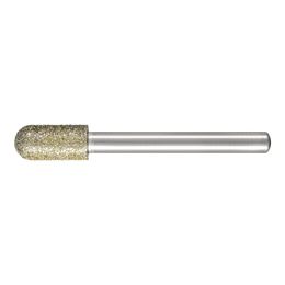 Pferd TOOLS Diamant-Schleifstift Walzenrund &Oslash;10,0mm Schaft-&Oslash;6 mm D357 (grob) zum Schleifen von GFK/CFK (36431057)
