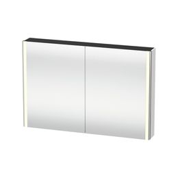Duravit Universal-Spiegelschrank XSquare 120x80x15,5cm, we seidenmatt, 2 T&uuml;r, LED (XS7114036360000)