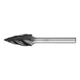 Pferd TOOLS Hartmetall Hochleistungsfr&auml;sstift ALU Spitzbogen SPG &Oslash; 12x25 mm Schaft-&Oslash; 6 mm HICOAT f&uuml;r Alu (21122767)