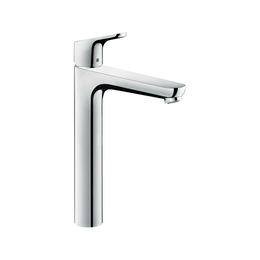 Hansgrohe Waschtisch-Einhebelmischer 230 Focus mit Zugstangen-Ablaufgarnitur, chrom (31531000)