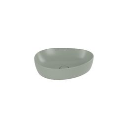 Villeroy & Boch V&B Aufsatzwaschtisch ANTAO 51x40cm, asym., o. &Uuml;L, morning gre. C+ ; Villeroy & Boch (4A7351R8)