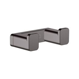 Hansgrohe Doppelhaken AddStoris Wandmont., Metall, brushed black chrome (41755340)