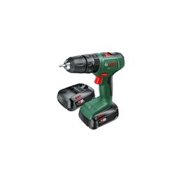 Bosch Akku-Schlagbohrmaschine EasyImpact 18V-40, 2 x Akku PBA 18V 2.0Ah im Tragekoffer (06039D8109)