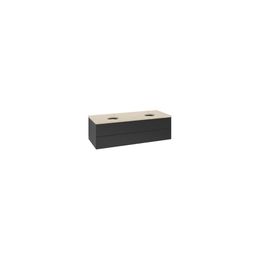 Villeroy & Boch V&B Waschtischunterschrank ohne Frontstruktur Antao 120x36x50cm, HL, WBP botti., bla m Lac ; Villeroy & Boch (K24053PD)