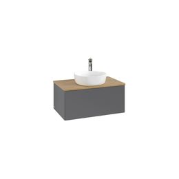 Villeroy & Boch V&B Waschtischunterschrank ohne Frontstruktur -Beleuchtung Antao 80x36x50cm, HL, WBP hon. Oa, A m Lac ; Villeroy & Boch (L30051GK)