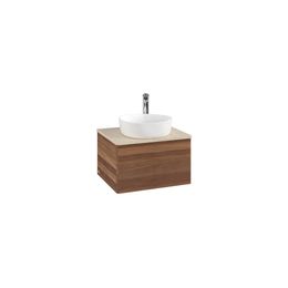Villeroy & Boch V&B Waschtischunterschrank mit Frontstruktur -Beleuchtung Antao 60x36x50cm, HL, WBP-farbe botti., w. wal ; Villeroy & Boch (L29153HM)