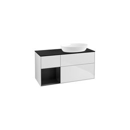 Villeroy & Boch V&B Waschtischunterschrank Wandbeleuchtung Finion 120cm, Pl b m, Reg bla m Lac, wh. m Lac ; Villeroy & Boch (GA42PDMT)