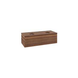 Villeroy & Boch V&B Waschtischunterschrank mit Frontstruktur, mit Beleuchtung Antao 120x36x50cm, HL, WBP w. wal, w. wal ; Villeroy & Boch (L35152HM)