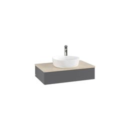 Villeroy & Boch V&B Waschtischunterschrank mit Frontstruktur Antao 80x19x50cm, HL, WBP botti., A m Lac ; Villeroy & Boch (K08153GK)