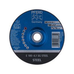Pferd TOOLS Schruppscheibe E 180x4,1x22,23 mm Leistungslinie SG STEEL f&uuml;r Stahl (62217426)