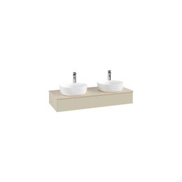 Villeroy & Boch V&B Waschtischunterschrank ohne Frontstruktur, mit Beleuchtung Antao 120x19x50cm, HL, WBP botti., si Gr m Lac ; Villeroy & Boch (L13053HJ)