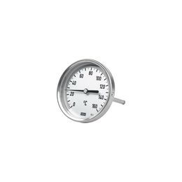 Riegler Bimetallthermometer, G 1/2 hinten, L=100, &Atilde;&tilde; 100, 0 &deg;C bis 160 &deg;C (5208)