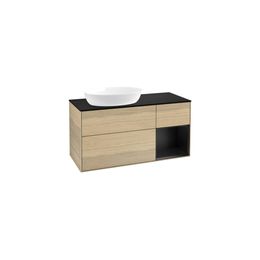 Villeroy & Boch V&B Waschtischunterschrank Finion 120cm, Pl bla m, Reg bla m Lac, Oa ven ; Villeroy & Boch (FA52PDPC)