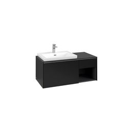 Villeroy & Boch V&B Waschtischunterschrank Beck. li Subway 3.0 100,1x42,25x51,6cm, m LE/Gr AL g, vo bla ; Villeroy & Boch (C572L0VL)