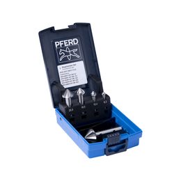 Pferd TOOLS HSS-Kegelsenker-Set UGT 5-tlg. DIN 335 C 90&deg; mit Ungleichteilung (25202191)