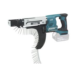 Makita DFR750Z Akku-Magazinschrauber Solo-Version | 18 V | f&uuml;r Schnellbauschrauben bis zu 75 mm L&auml;nge | ohne Akku und Ladeger&auml;t | mit LED-Licht und G&uuml;rtelclip |)