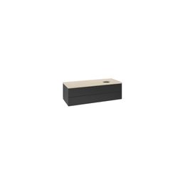 Villeroy & Boch V&B Waschtischunterschrank ohne Frontstruktur Antao 120x36x50cm, WBP-farbe botti., bla m Lac ; Villeroy & Boch (K23013PD)