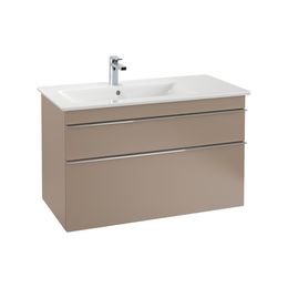 Villeroy & Boch V&B Waschtischunterschrank Venticello 95,3x59x50,2cm, B li, Gr. chr, volc bla ; Villeroy & Boch (A92701VL)