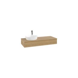 Villeroy & Boch V&B Waschtischunterschrank ohne Frontstruktur Antao 120x19x50cm, HL, WBP hon. Oa, hon. Oa ; Villeroy & Boch (K11051HN)