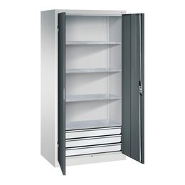 C+P Werkzeugschrank mit Schubladen Acurado, 1950x930x600mm, 7035/7016 ; C + P M&ouml;belsysteme (8922-503|S10153)