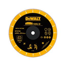 Dewalt Diamanttrennscheibe Metall 355x25,4 mm DT3752-QZ)