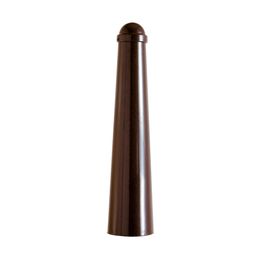 Schake Absperrpoller, ortsfest konisch 168mm/96mm + Zierkappe verzinkt, beschichtet, RAL 8019 (40168B)