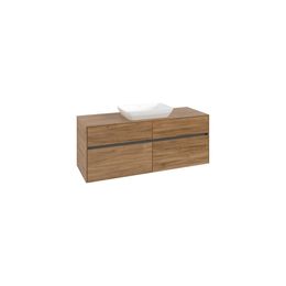 Villeroy & Boch V&B Waschtischunterschrank Collaro 140x54,8x50cm, f WT mittig, kansas oak ; Villeroy & Boch (C11600RH)