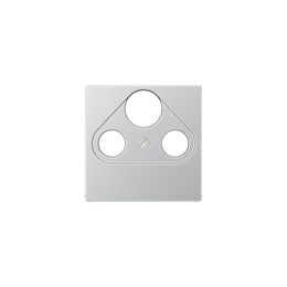 Jung Abdeckung alu f&uuml;r SAT-TV-Dose A 561 PLSAT AL (A561PLSATAL)