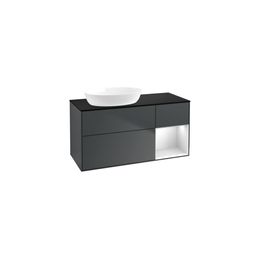 Villeroy & Boch V&B Waschtischunterschrank Wandbeleuchtung Finion 120cm, Pl b m, Rg w m Lac, md bl. m Lac ; Villeroy & Boch (GA52MTHG)