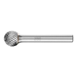 Pferd TOOLS Hartmetall Fr&auml;sstift Kugel KUD &Oslash; 12x10mm Schaft-&Oslash; 6 mm Z4 universal mittel fein (21112846)