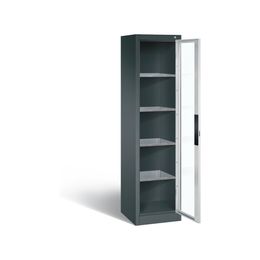 C+P Werkzeugschrank Acurado, H1950xB502xT500mm, Front Lichtgrau, Korpus Anthrazitgrau (8901-055) ; C + P M&ouml;belsysteme (8901-055|S10054)