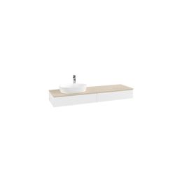 Villeroy & Boch V&B Waschtischunterschrank mit Frontstruktur Antao 160x50cm, HL, WBP botti., wh. m Lac ; Villeroy & Boch (K15153MT)